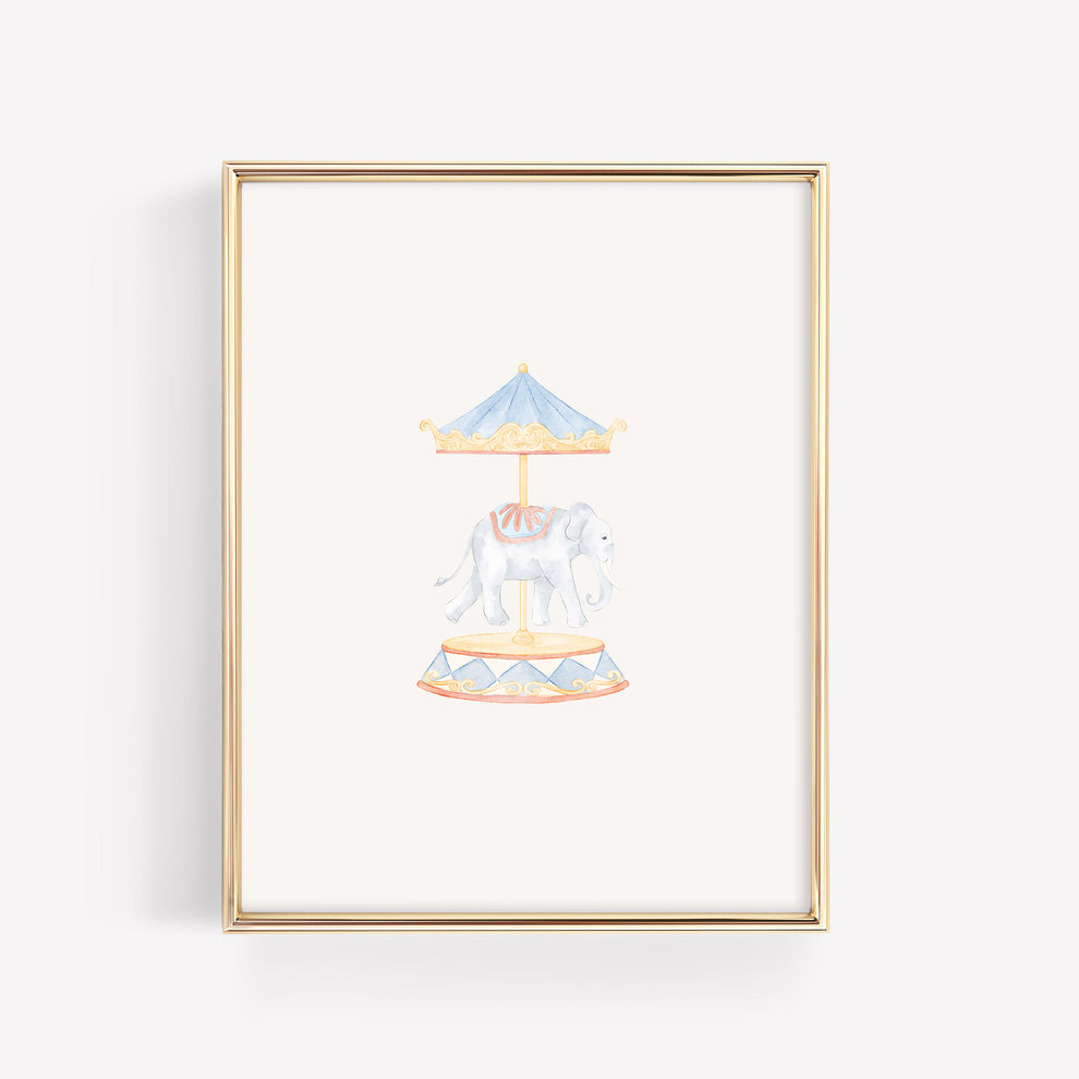 Carousel Nursery Wall Art – Set of 3 Prints | 243 Baby – 243 baby®